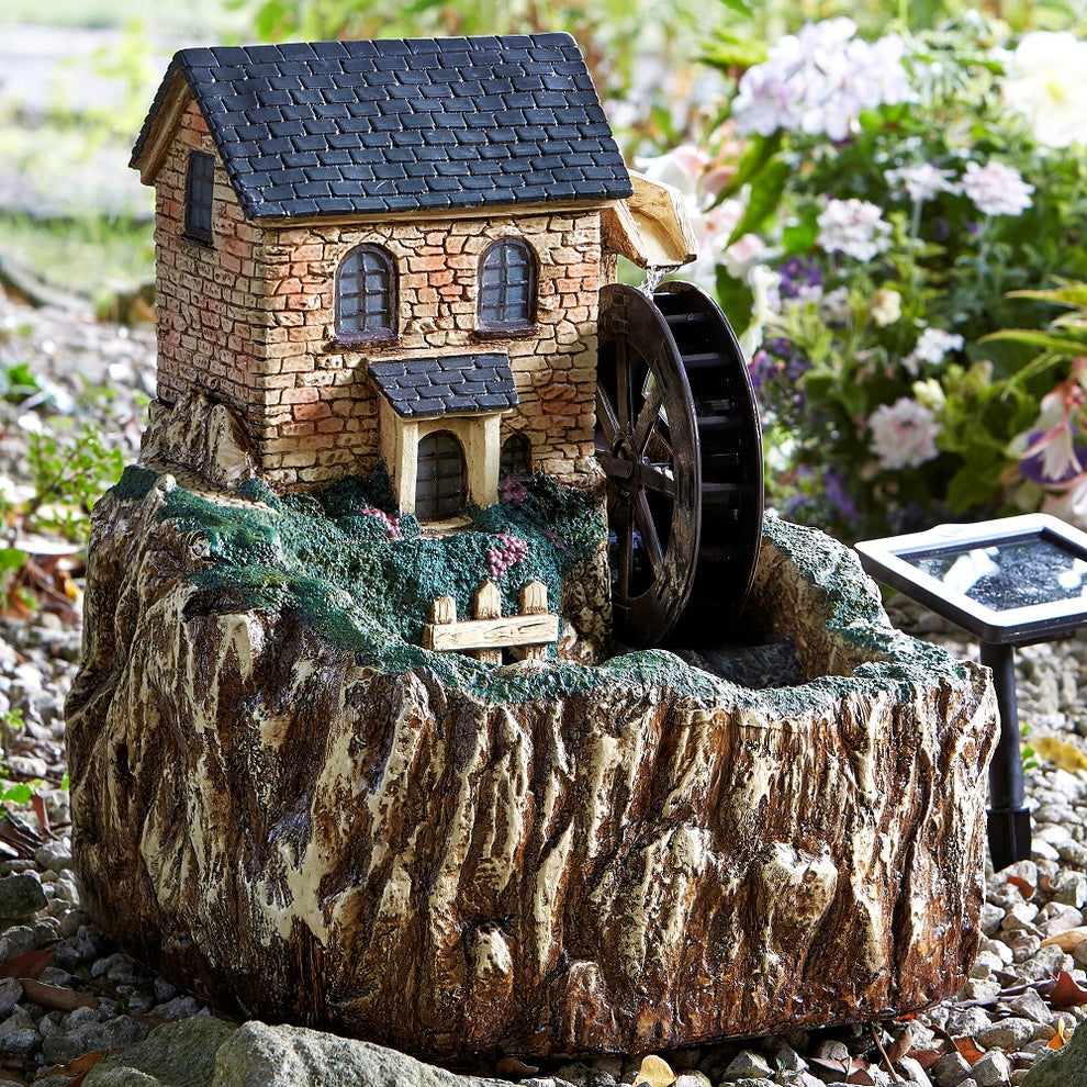 Water Mill - Smart Garden Solar Water Feature – Yorkshire Garden Centres